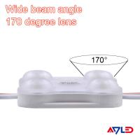 China 4 Light Sign Lens 1.8w SMD 2835 Samsung Injection LED Module IP68 12V for sale