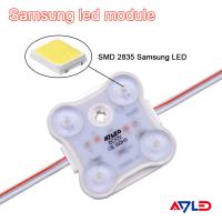 China Dimmable Single Color LED Module Light Samsung 2835 Square 4 Single Color 12V IP68 For Light Box for sale