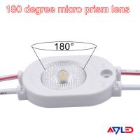 China High Power IP67 DC12V 1 LED Mini 2835 170 Degree Lens  LED Module for sale
