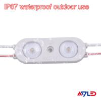 China SMD LED Modules DC 12V 24V Waterproof High Bright Outdoor 2W 2 Leds 2835 Injection for sale