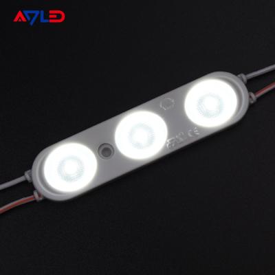 China LED Module DC 12V 2.5W SMD 2835 IP67 3 LEDs 170 Degree Lens LED Modules for sale