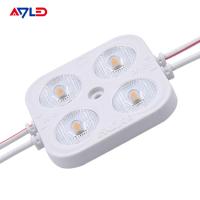 China Injection 2835 LED Module 12V 24V 4 Light Sign Lens 3W SMD IP67 Waterproof for sale