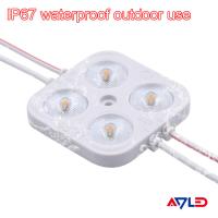China High Power Dimmable LED Module Light  2835 4 Lamp Square 12V 24V Waterproof IP67 for sale