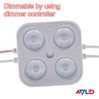 China Injection 2835 LED Module 12V 24V 4 Light Sign Lens 3W SMD IP67 Waterproof for sale