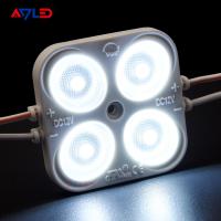 China High Power Dimmable LED Module Light  2835 4 Lamp Square 12V 24V Waterproof IP67 for sale
