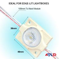 China IP67 LED Module Lights Double Side Edge Lit Lightbox Dimmable 12 Volt 3030 SMD LED Chip for sale
