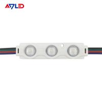 China 5050 SMD RGB LED Modules 3 LEDs Injection Remote Control IP67 Full Color Changing for sale