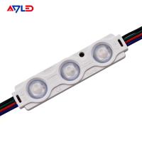 China 5050 SMD RGB LED Modules 3 LEDs Injection Remote Control IP67 Full Color Changing for sale