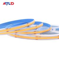 China COB LED Strip Light 480LEDs CRI 90+ Uniform Glow Dotless Not Waterproof IP20 Flexible for sale