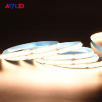 China COB LED Strip Light 480LEDs CRI 90+ Uniform Glow Dotless Not Waterproof IP20 Flexible for sale