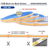 China R G B W Dimmable LED Light Strips COB Long  Interior Exterior For Ceiling for sale