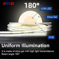 China 336 LEDs/M Flexible COB LED Strip Chip On Board Light For Cabinets, Shelves Lighting for sale