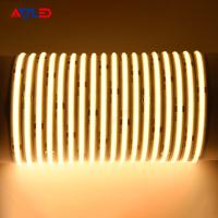China Waterproof LED Tape Light Under Cabinet COB Dotless Outdoor 12V 24V 2700K 3000K 5000K for sale