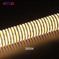 China High Density 336 LEDs/M Flexible COB LED Strip Light(Chip-On-Board) Light For Cabinets, shelves lighting for sale