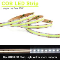 China Ultra High Environmental Reliability Design Outdoor RGB Lights 528led/m COB Led Strip Light for sale