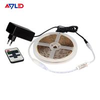 China UL Flexible LED Strip Famous Chip 24V Ultra Thin Silicone 10mm PCB board IP20 528 cob led lights for sale
