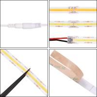 China UL Flexible LED Strip Famous Chip 24V Ultra Thin Silicone 10mm PCB board IP20 528 cob led lights for sale