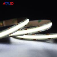 China DC12V/24V 528led/M COB Led Strip Light With Warm White IP20 Rated UL Listed for sale