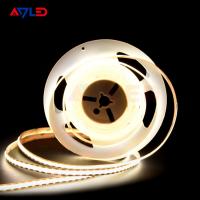 China High Density COB LED Strips Lights Dot Free Flexible Cuttable Connectable 12V Indoor for sale