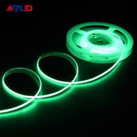 China 3MM Ultra Thin LED Light Strip COB Dotless  High Density Cutting Soldering Under Steps for sale