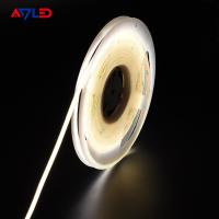 China 4.5MM 12V LED Light Strips COB Dotless Linear White For Stairs for sale