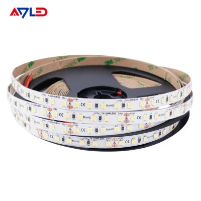 China High Lumen White 12V 24V 14.4w/M 120LEDs/M 2835 Flexible LED Strip Light for sale