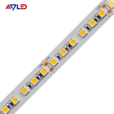 China Dimmable Outdoor LED Strip Lighting 5050 Waterproof Flexible Tape 24V Exterior Cuttable for sale