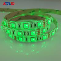 China Green color SMD 5050 60LEDs/M LED Strip Lights for furniture Decoration High Bright Waterproof for sale
