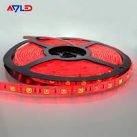 China RGB 5050 red color LED Strip Light, 60/m, 10mm wide, by the 5m Reel wholesale for sale