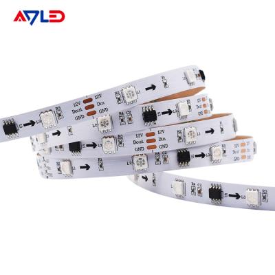 China Addressable RGB LED Strip WS2811 Magic Digital Pixel Full Color Chasing 5050 12V 24V for sale