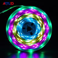 China Individually Addressable RGB Waterproof LED Strip Light DC12V 24V for sale