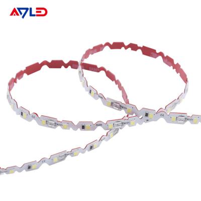 China S Shape LED Strip Lights 12v 24v 2835 Zig Zag Turning Capable For Sign Project for sale