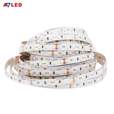 China SMD 2835 Trimming LED Strip Lights 3M Tape Dimmable 3000K 6500K 12V 24V For Bedroom for sale