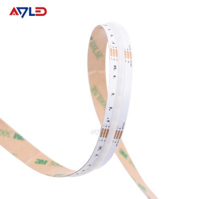 China RGB CCT Color Changing COB Tape Lights Dimmable 12mm Linear LED Strips For Room for sale