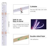 China IP20 Cob Led Flexible Strip Bendable Dotless Rgb Cct Led Strip Light for sale