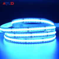 China RGB CCT COB LED Strip Lights 24VDC Color Changing Dotless Flexible LED Tape for sale