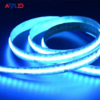 China Exterior Coloured LED Strip Lights DC12V 24V Dotless RGB LED Strip Super Bright for sale
