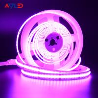 China UL Listed Waterproof LED Strip Lights Flexible DC24V Dotless RGB CCT COB LED Strip for sale