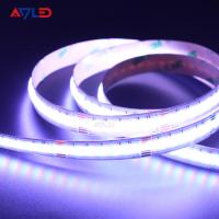 China 12mm Outdoor Waterproof Cob Led Light Strip Seamless 24v Addressable Rgb Cct Ip65 for sale