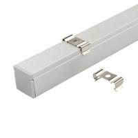 China 15*15MM Led Strip Channel Diffuser White Aluminium Strip for sale