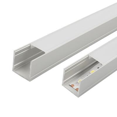 China 15*15MM Led Strip Channel Diffuser White Aluminium Strip for sale