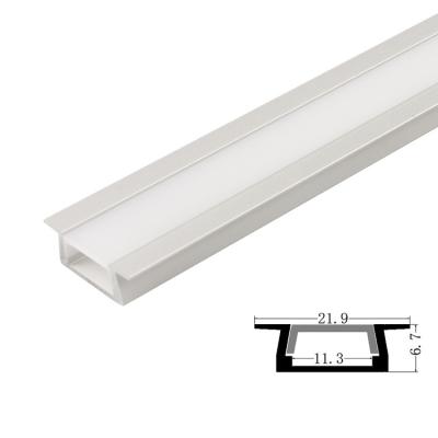 China 1606B Recessed LED Extrusions for SMD2110 2014 2216 2835 3014 3528 for sale