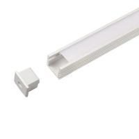 China Aluminum Extrusion For Led Strip Lights Channel Diffuser for sale