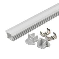 China 12mm Led Profile Recessed Channel 1612B Aluminum Strip Lights for sale