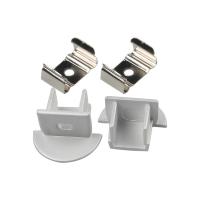 China 1612B Recessed LED Profiles & Extrusions With End Caps for sale