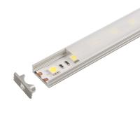 China led light strip channel diffuser 1706 with profile light fitting for sale