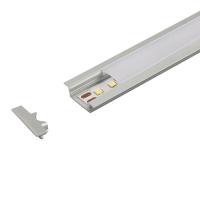 China Outdoor Recessed LED Profile Channel Light With 1m 2m 3m Diffuser PC Cover for sale