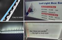 China Double Sided LED SEG Fabric Light Box Edge Lit LED Bar for sale