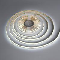China High Brightness 180° Wide Beam Angle 640LEDs/M Spotless CCT Tunable COB Strip Lights for sale