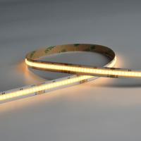 China 8W/M FCOB CCT 640 LEDs Light Strip High Density Flexible FOB COB 10mm PCB Board With Linear Dimmable for sale